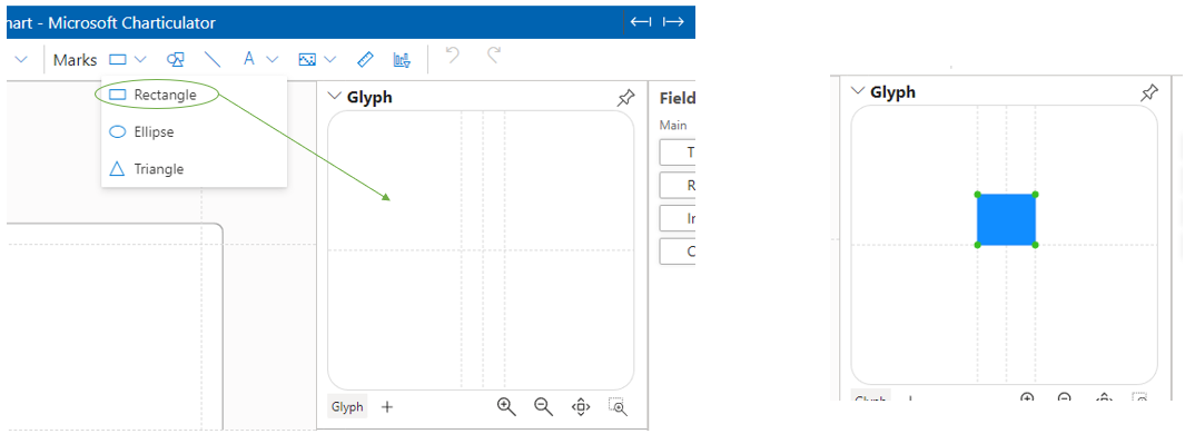 Power BI + Charticulator , create a risk matrix chart